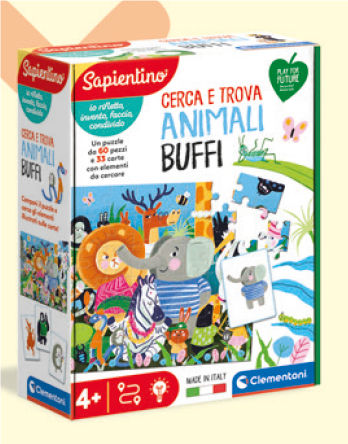 8005125163205 - SAPIENTINO CERCA E TROVA ANIMALI BUFFI 4+ ANNI 16320 ...