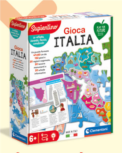 8005125163144 - SAPIENTINO GIOCA ITALIA 5+ ANNI 16314 CLEMENTONI