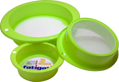 8011690317165 - SETACCIO MULTIUSO IN PLASTICA CONF.3PZ. 3 DIAMETRI FATIGATI